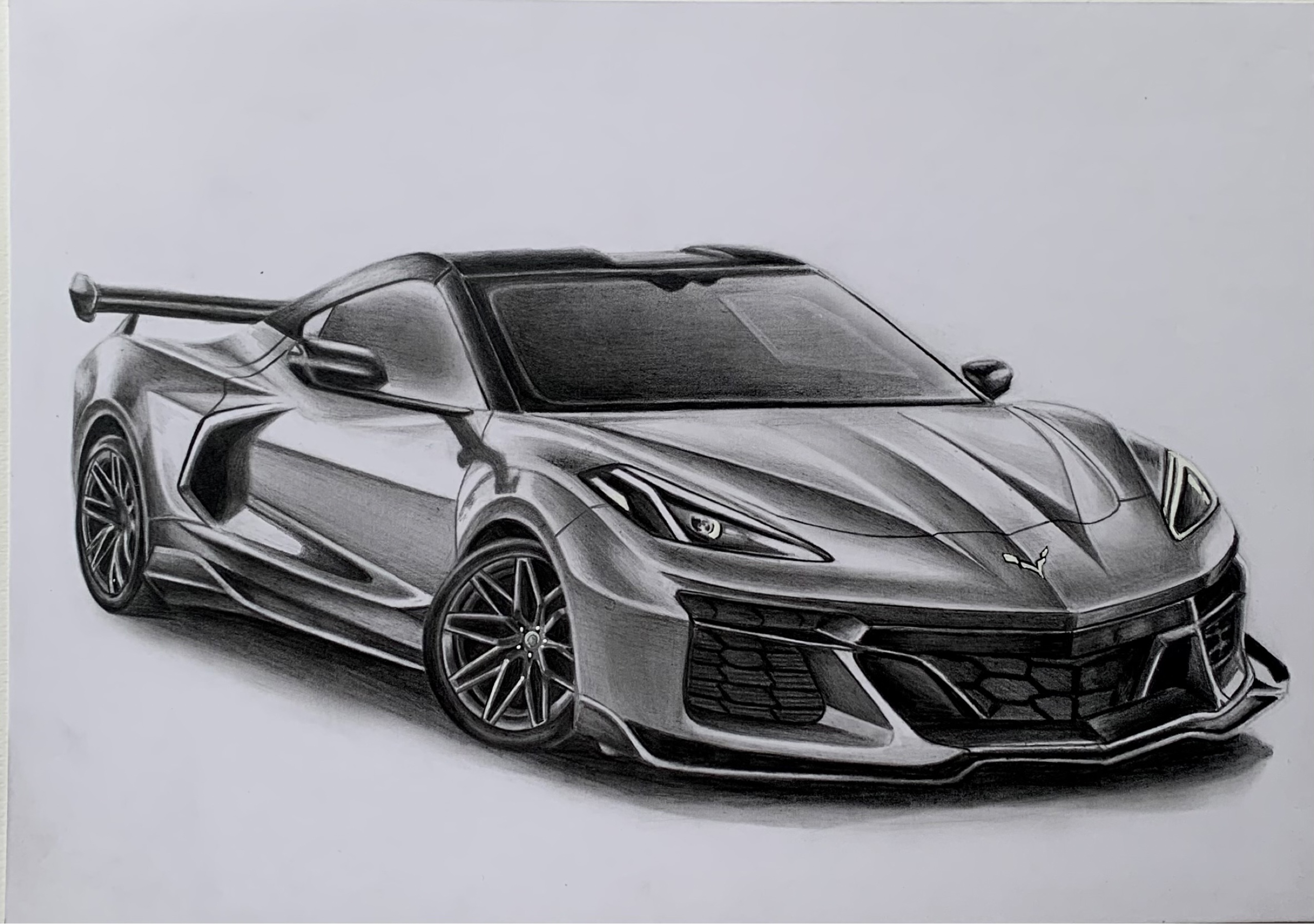 Rysunek ołówkiem auto samochód A4 na zamówienie | Piotrków Trybunalski ...