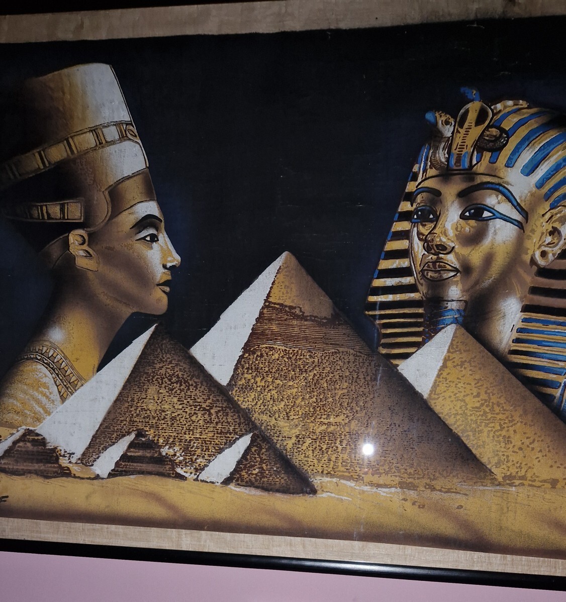 Papyrus z Egiptu rama I szkło | Warszawa | Kup teraz na Allegro Lokalnie