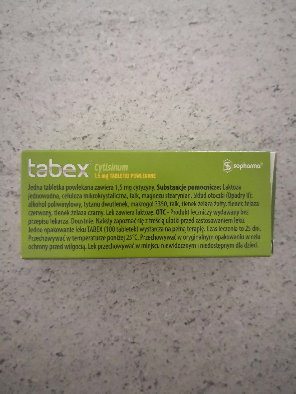 Tabex tabletki na rzucanie palenia 100szt | Dąbrowa Górnicza | Kup ...