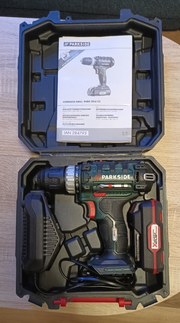 Wiertarkowkrętarka akumulatorowa PARKSIDE PABS 20Li C3 | RUMIA | Kup ...