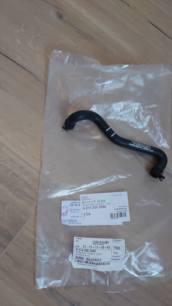 Mercedes W238 Coupe 274 Wąż wody A274 200 35 82 | Szczecin | Ogłoszenie ...