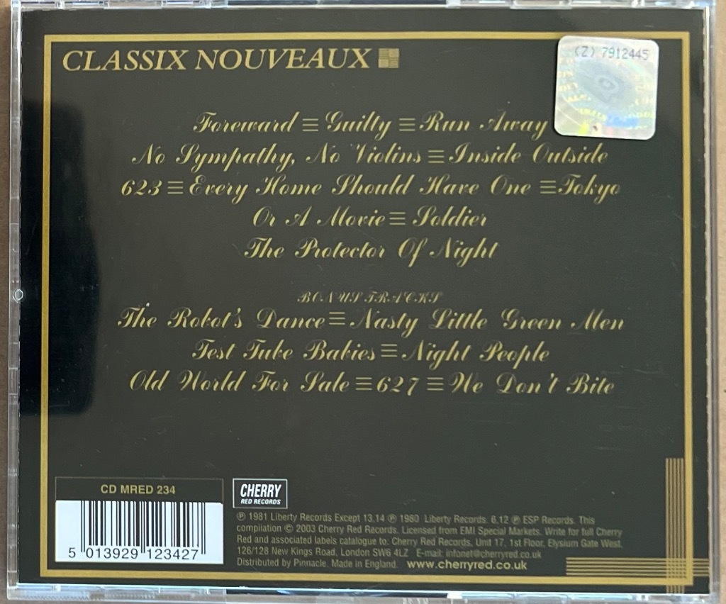 Classix Nouveaux Night People CD + gratis CD | Zielona Góra | Kup teraz ...