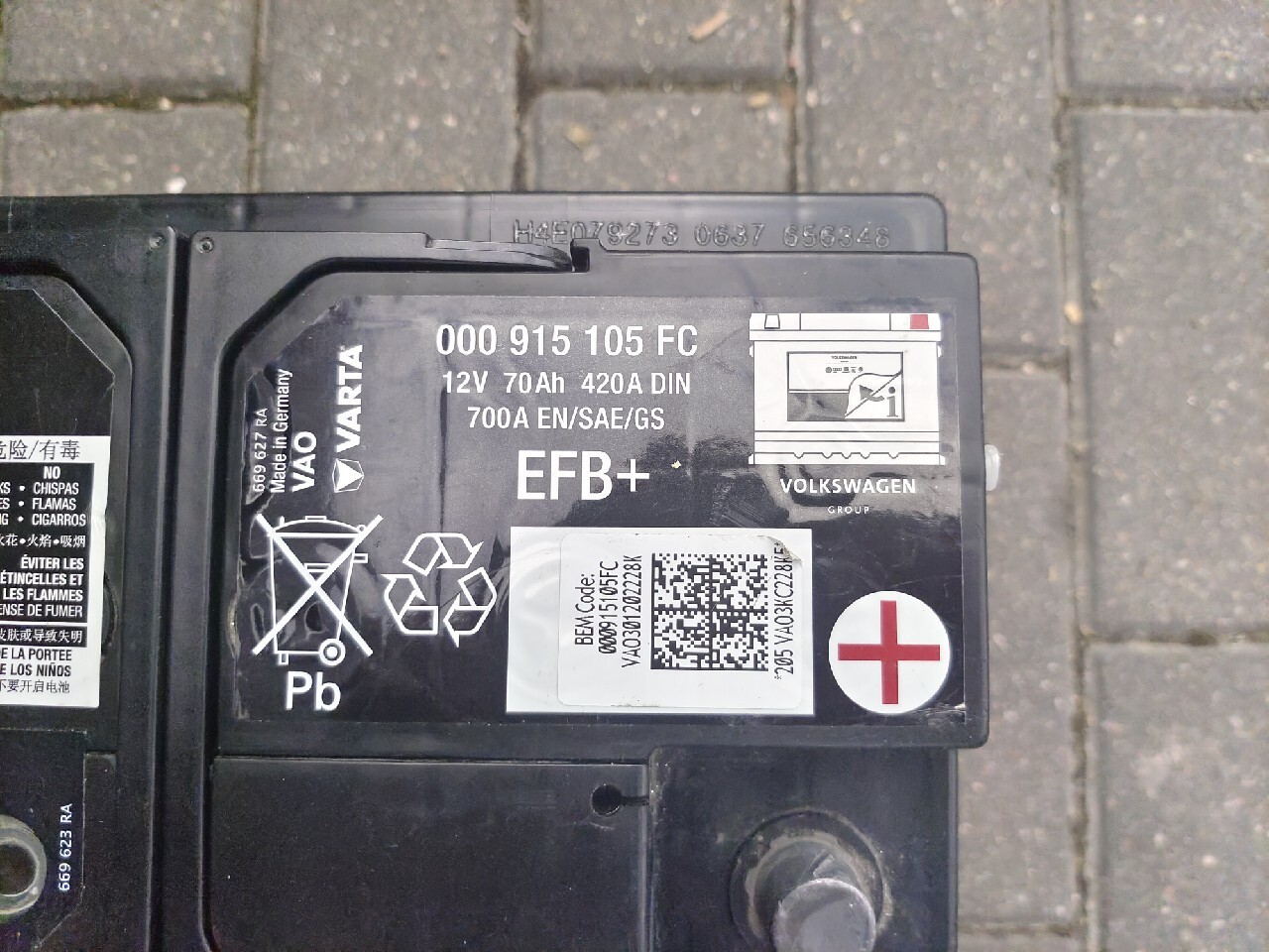 Akumulator EFB+ Varta Volkswagen 70AH 700A | Rawa Mazowiecka | Kup teraz na Allegro Lokalnie