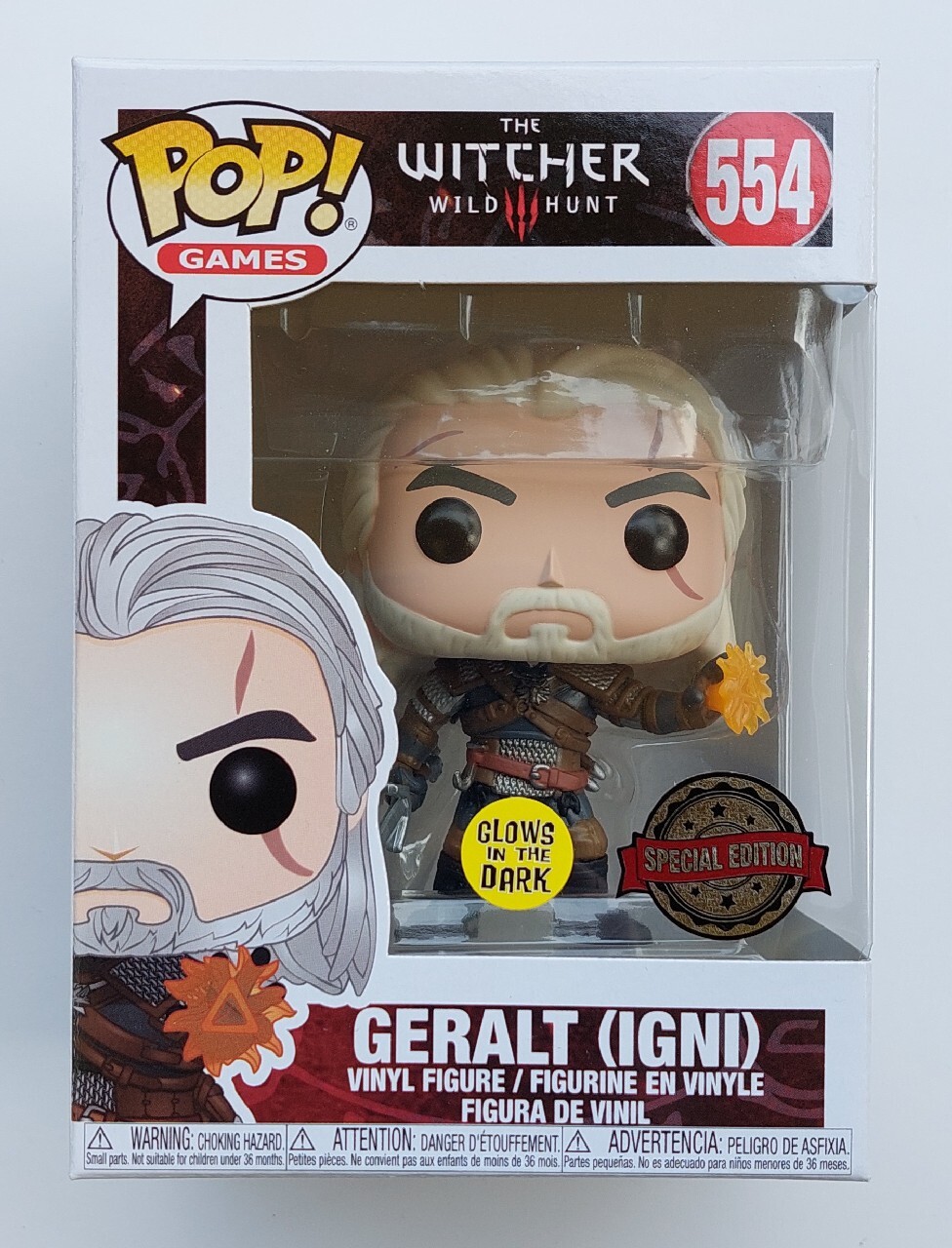 Funko Pop Wiedźmin 3/ Witcher 3 Geralt 554 | Kraków | Kup teraz na ...