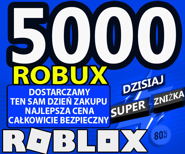 Robux 5000 - Niska cena na Allegro.pl