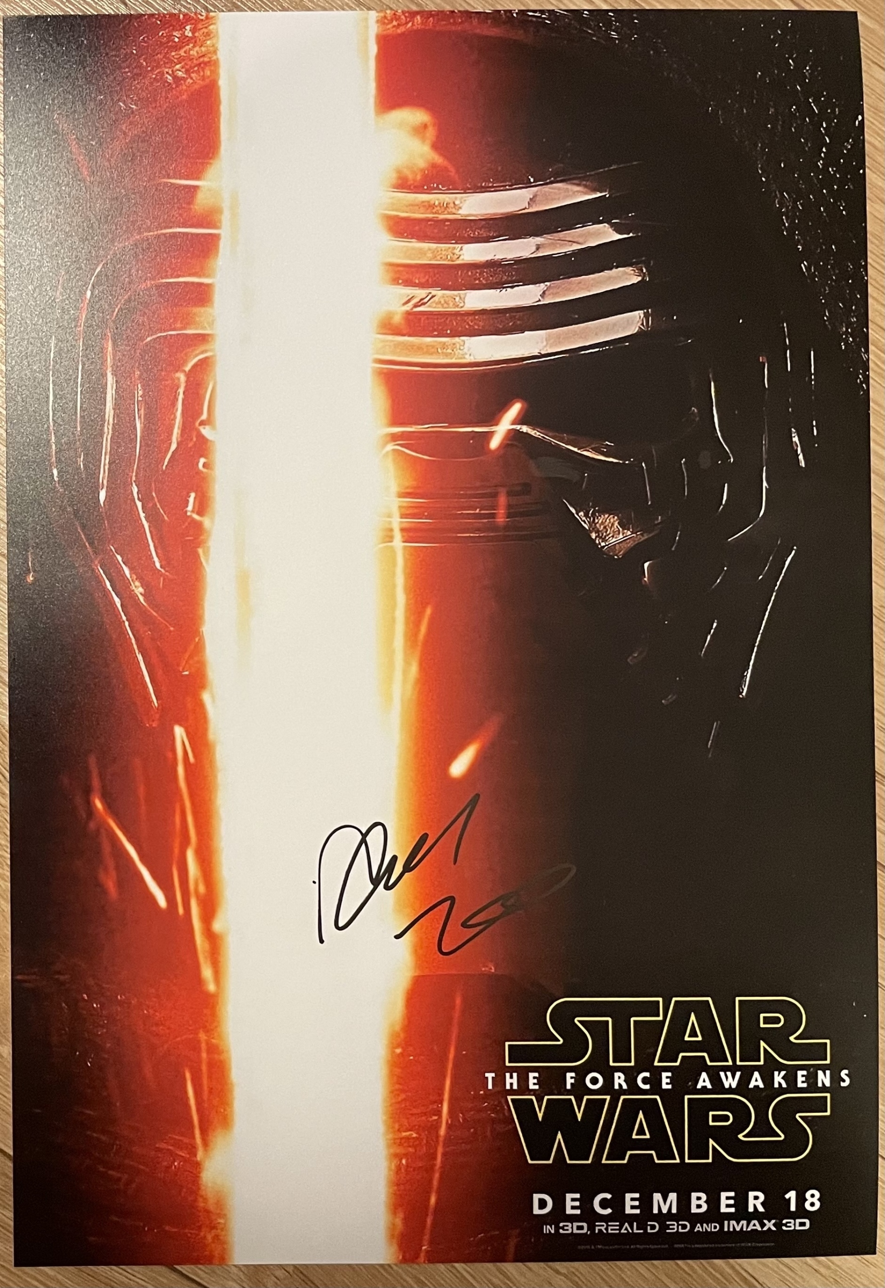 Adam Driver AUTOGRAF Star Wars GWIEZDNE WOJNY | Brodnica | Kup teraz na ...