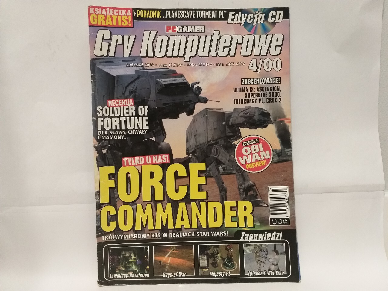 Gry komputerowe 4/00 - stara gazeta o grach bez CD | Jelcz Laskowice ...