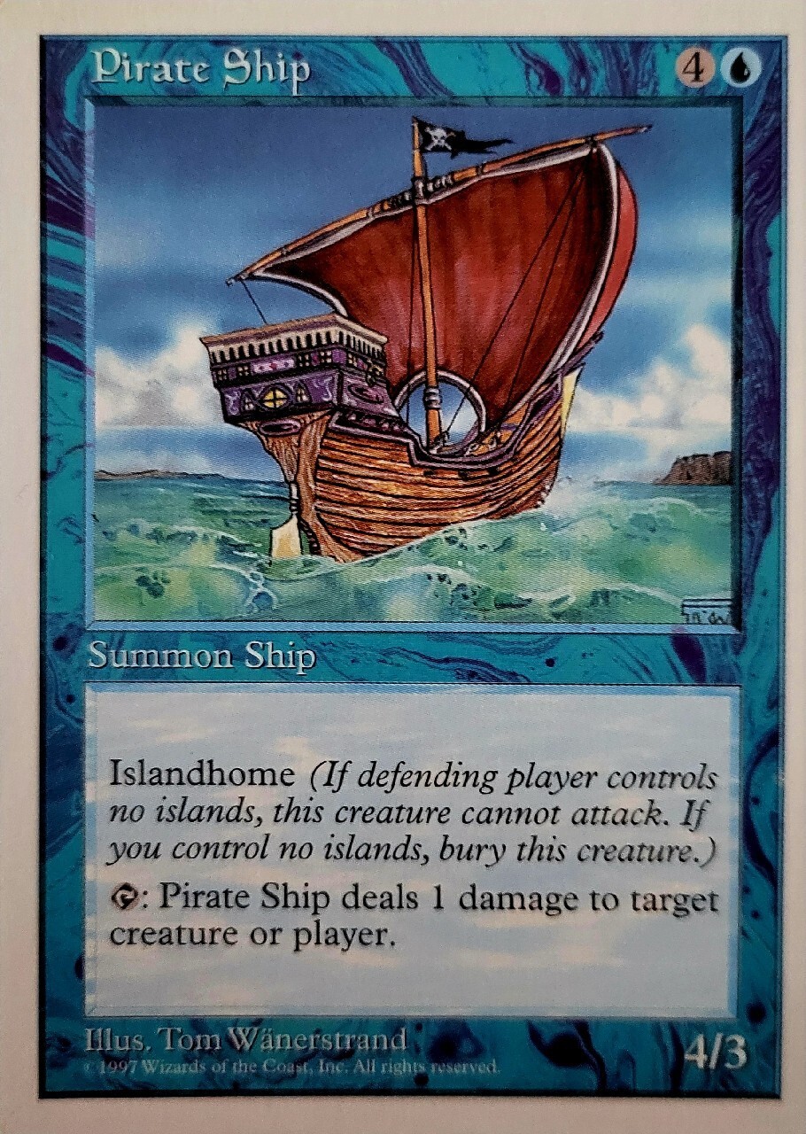 MTG - Pirate Ship - 5th Edition | Warszawa | Kup teraz na Allegro Lokalnie