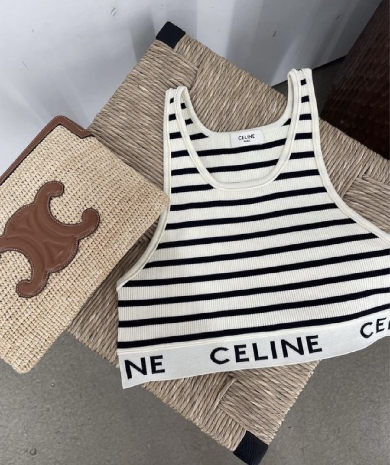 Celine top w paski M/L Nowy Premium plus prezent | Warszawa | Kup teraz ...