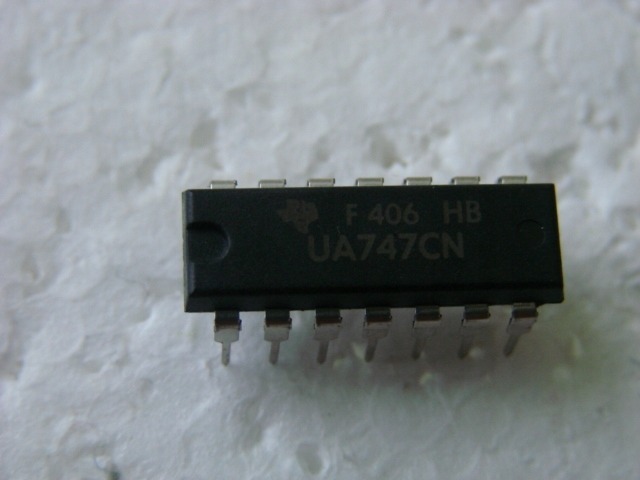 UA747 DUAL OP AMP + 18V 1 5W TEXAS INSTR | Legnica | Kup teraz na ...