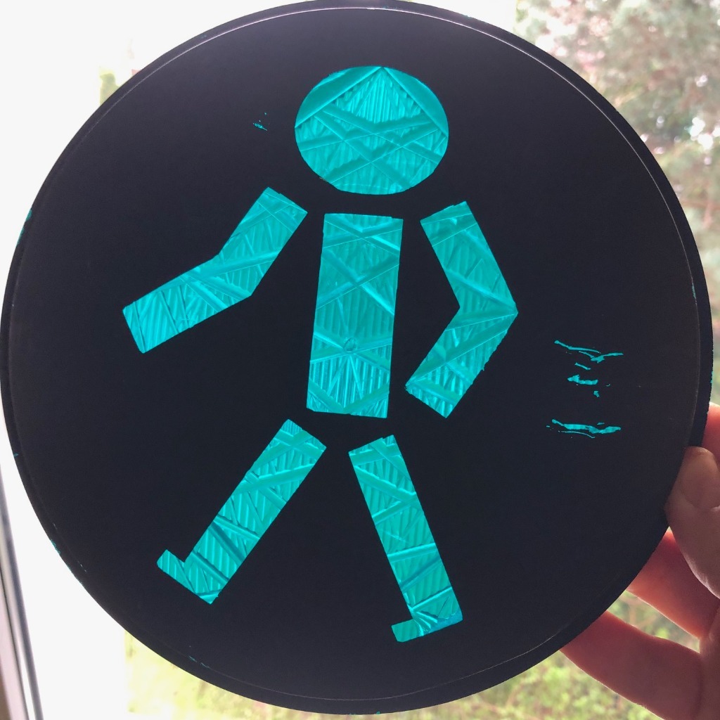 Zielony ludzik światło dla pieszych | Stare Babice | Kup teraz na ...