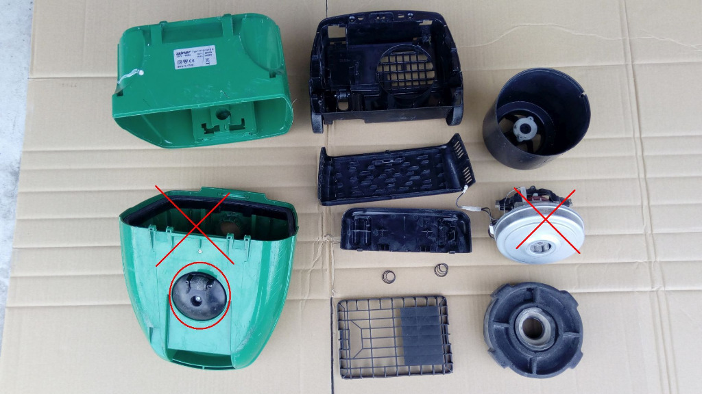 Odkurzacz Zelmer Admiral 1116.5.E01E obudow części | Zamość | Ogłoszenie na Allegro Lokalnie