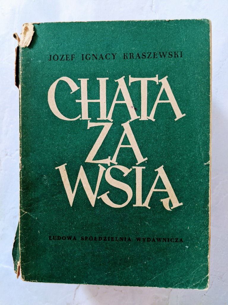 "Chata za wsią" Józef Ignacy Kraszewski | Zielona Góra | Kup teraz na ...