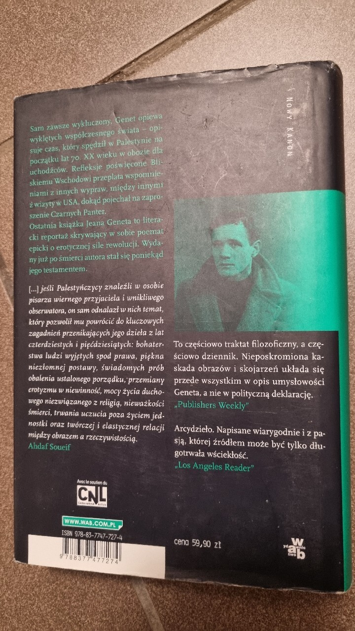 Jean Genet Zakochany jeniec | Wrocław | Kup teraz na Allegro Lokalnie