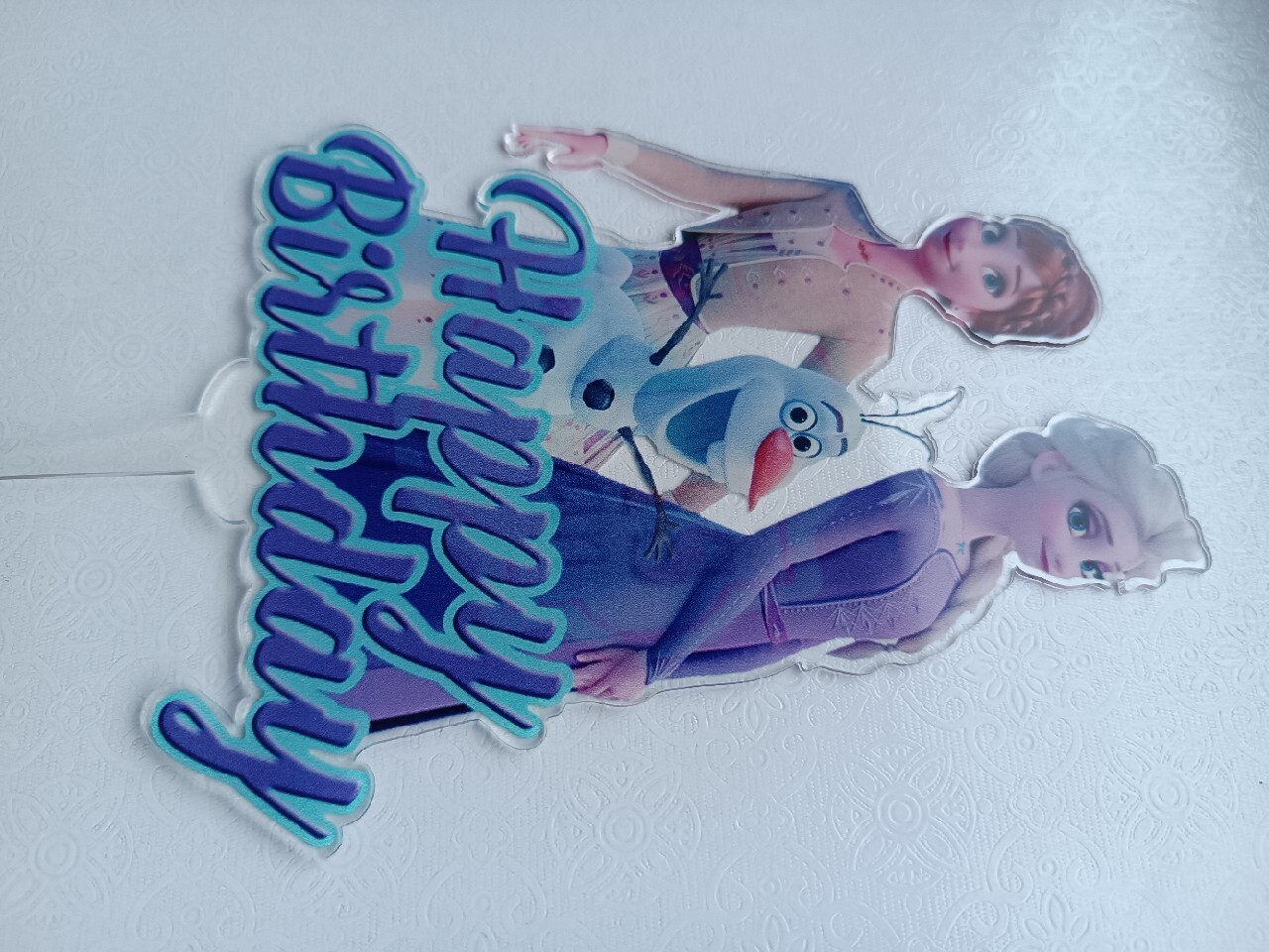 Topper na tort Elza kraina lodu akrylowy | Chodzież | Kup teraz na ...