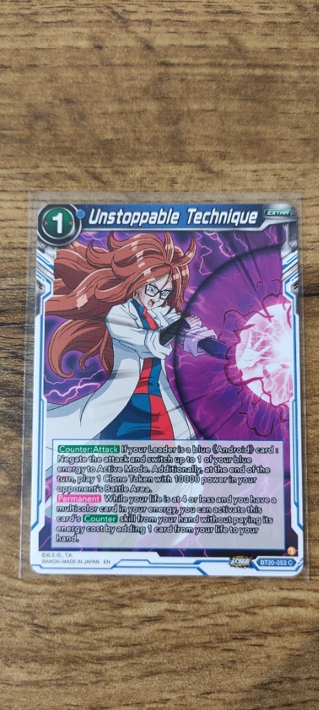 Unstoppable Technique BT20-053 Common Dragon Ball SCG | Kielce | Kup teraz na Allegro Lokalnie