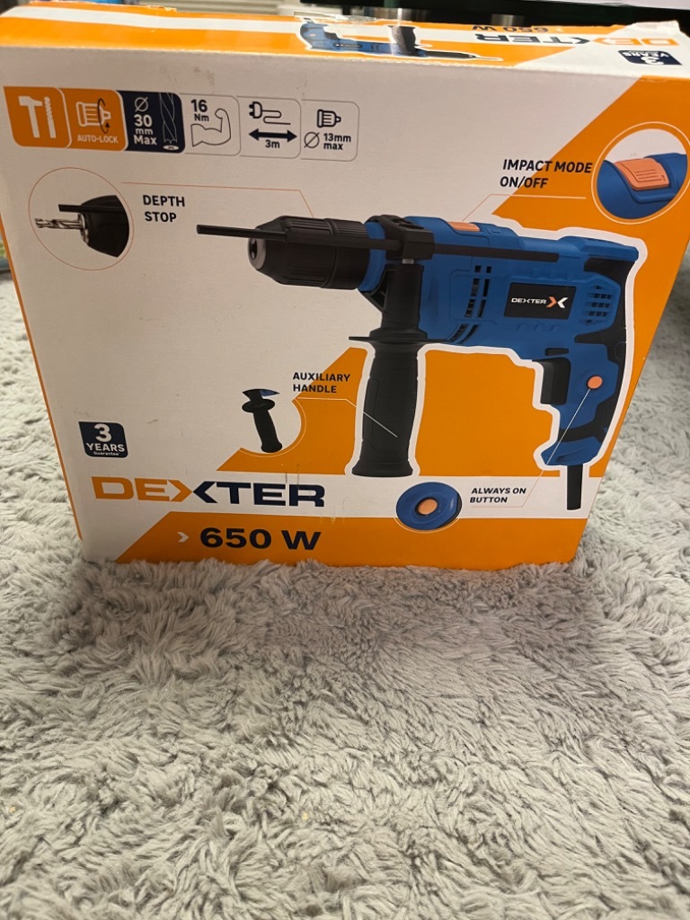 Wiertarka Dexter 650ID2.5 650 W nowa nieużywana | Warszawa | Kup teraz ...