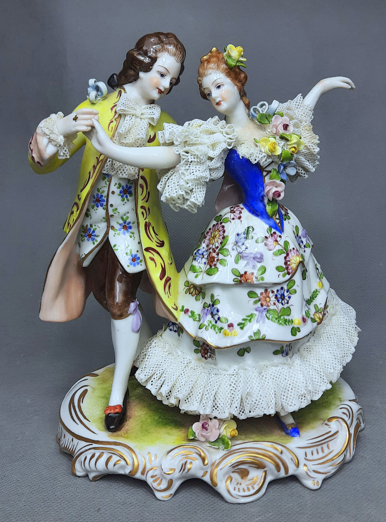 Figurka Volstedt Para Taniec Menuet Aelteste 1945 | Nowy Sącz ...
