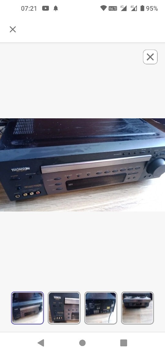 Wzmacniacz amplituner Thomson DPL 600cd | Nowy Sącz | Kup teraz na Allegro Lokalnie