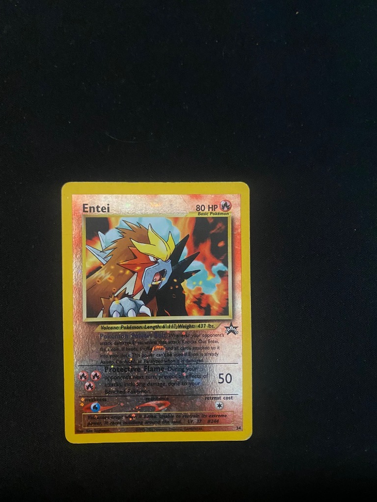Pokemon Karta Entei 34 Black Star Promo | Pabianice | Kup teraz na ...