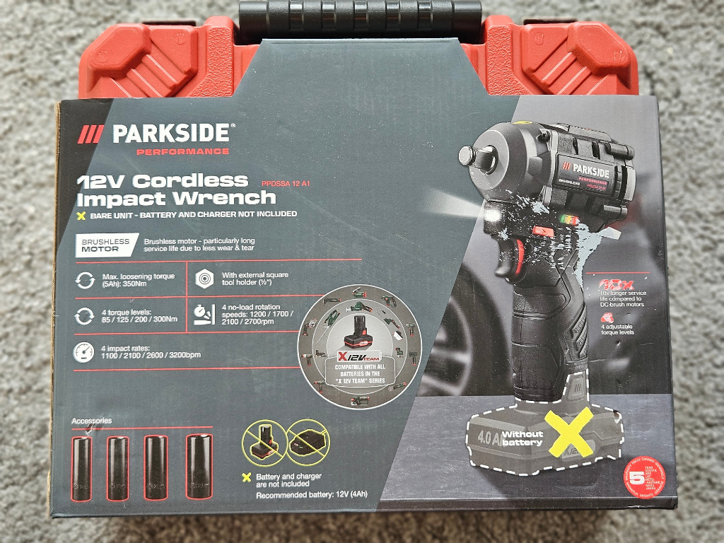 Klucz udarowy Parkside Performance PPDSSA 12 A1 | Gdańsk | Kup teraz na ...