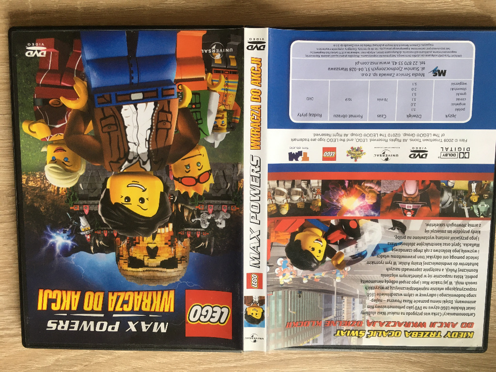LEGO MAX POWERS WKRACZA DO AKCJI. DVD | Szczecin | Kup teraz na Allegro ...