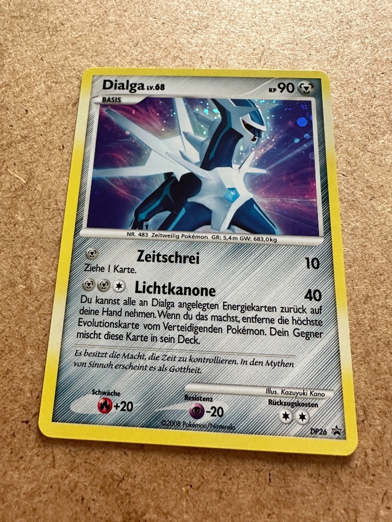 Karta Pokemon - Dialga Lv.68 DP26 (j.niemiecki) | Warszawa | Kup teraz na Allegro Lokalnie