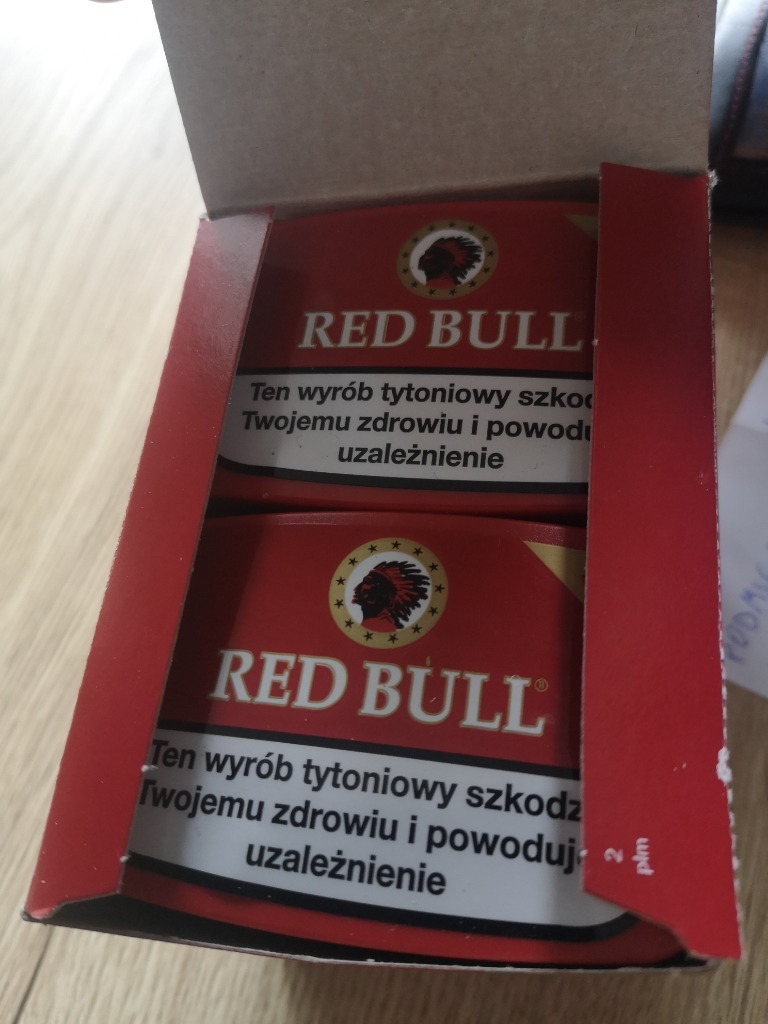 Red Bull tabaka opakowanie (10sztuk) | Białystok | Kup teraz na Allegro ...