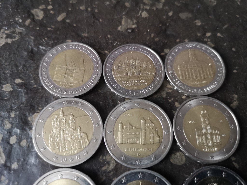 zestaw 10x2 euro 2006-2020 okolicznościowe unikat | Szczecin ...