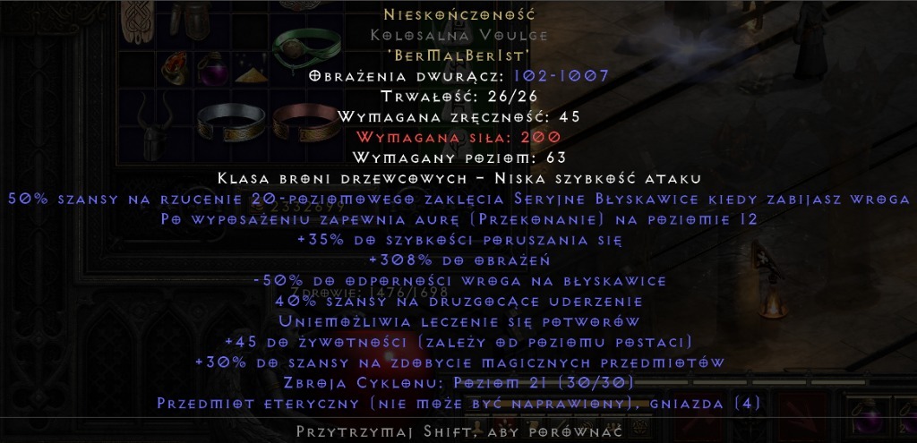 Infinity - Eth CV D2R - Diablo 2 Resurrected | Radom | Kup teraz na ...