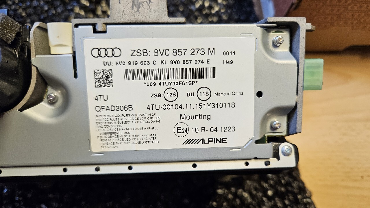 Wyświetlacz nawigacji Audi A3 8V 8V0919603C | Lublin | Kup teraz na ...