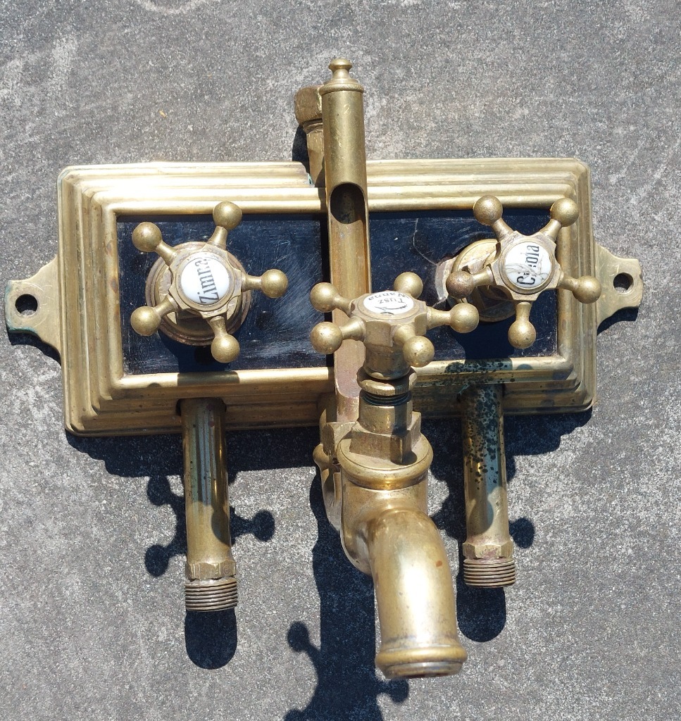 PRZEDWOJENNY POLSKI MOSIĘŻNY KRAN WAWY | Kielanówka | Kup teraz na ...