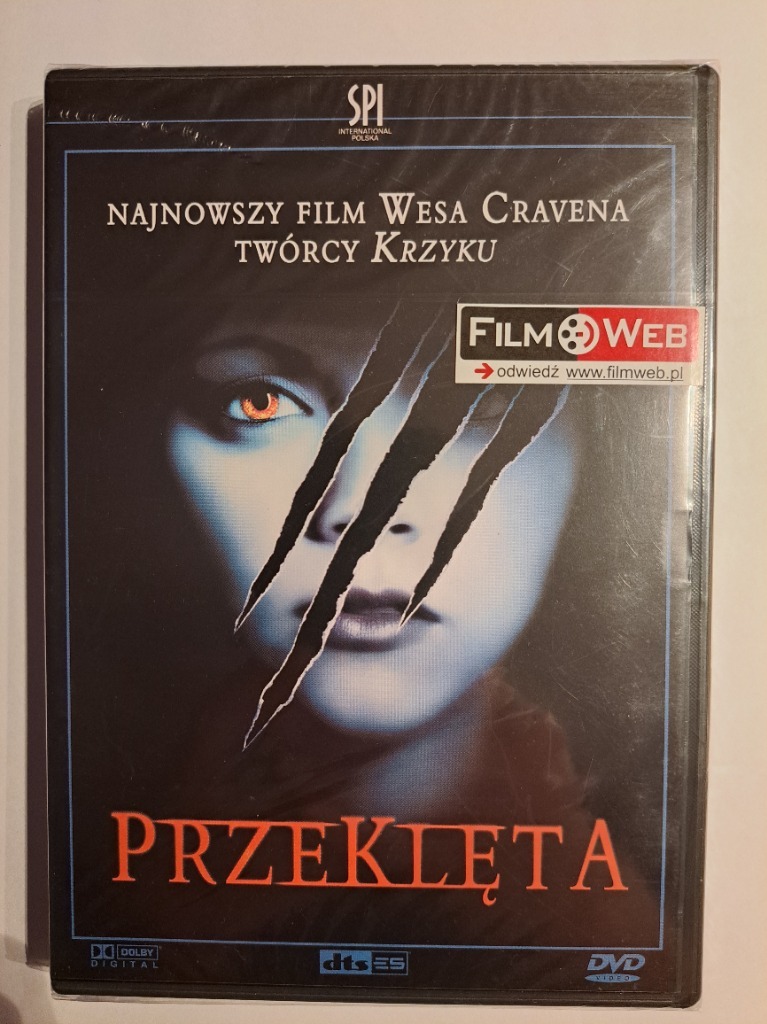 PRZEKLĘTA [Wes Craven] [DVD]Lektor,Napisy PL,FOLIA | Lublin | Kup teraz na Allegro Lokalnie