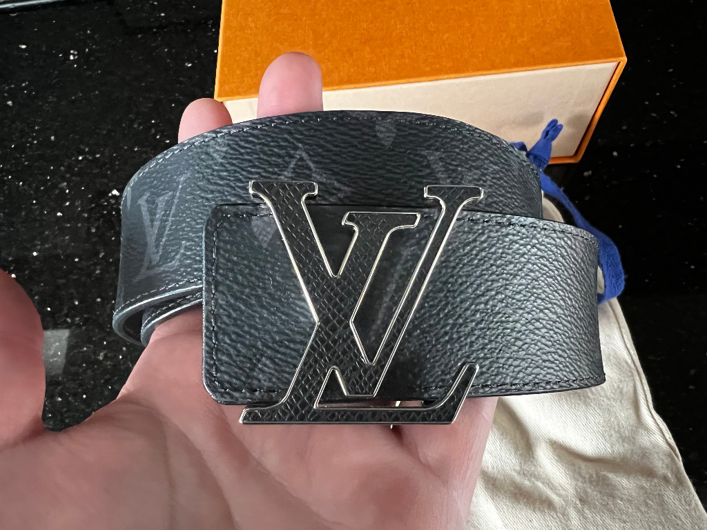 Louis Vuitton oryginalny męski pasek gruby 4cm | Kąty Wrocławskie | Kup ...