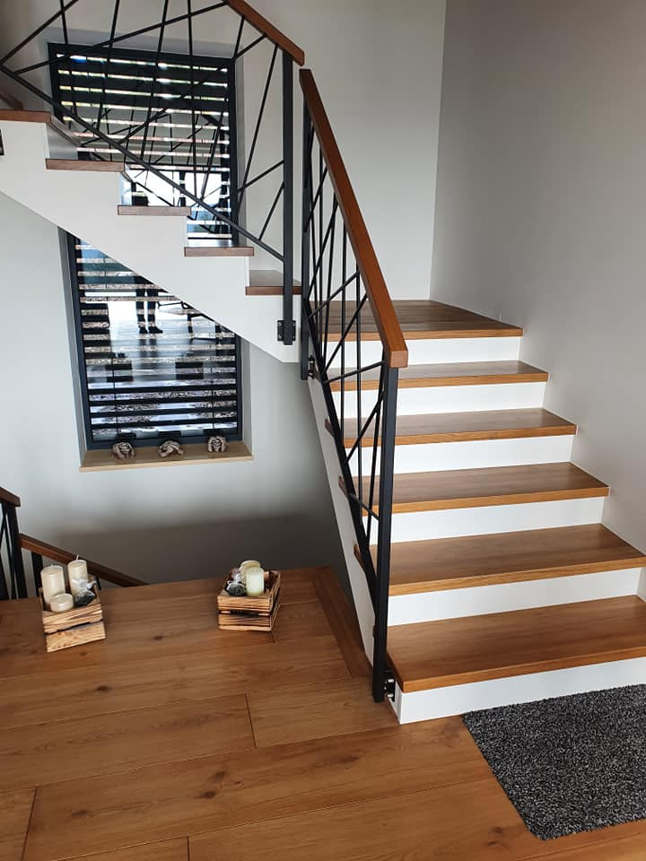 Schody drewniane do samodzielnego montażukomplet | Myślenice | Kup ...