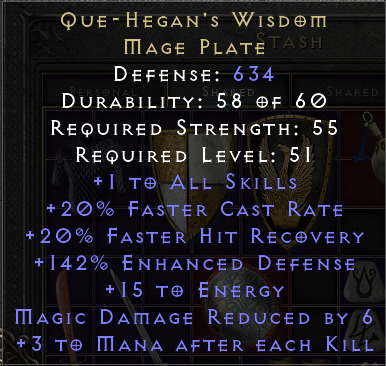 Mądrość Que-Hegana/ Que-Hegan's Wisdom D2R | Malbork | Kup teraz na ...