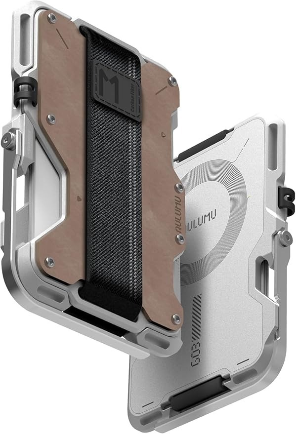 Aulumu G03 Magnetyczny MagSafe Portfel Etui na Karty RFID i Stojak ...