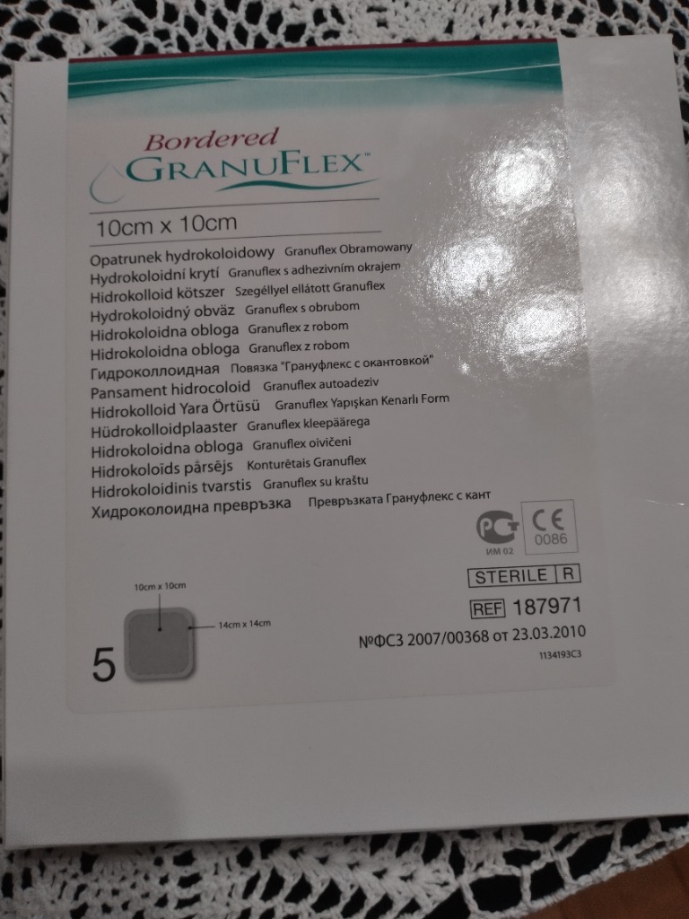 Granuflex Bordered opatrunek hydrokoloidowy 10x10 | Warszawa | Kup ...