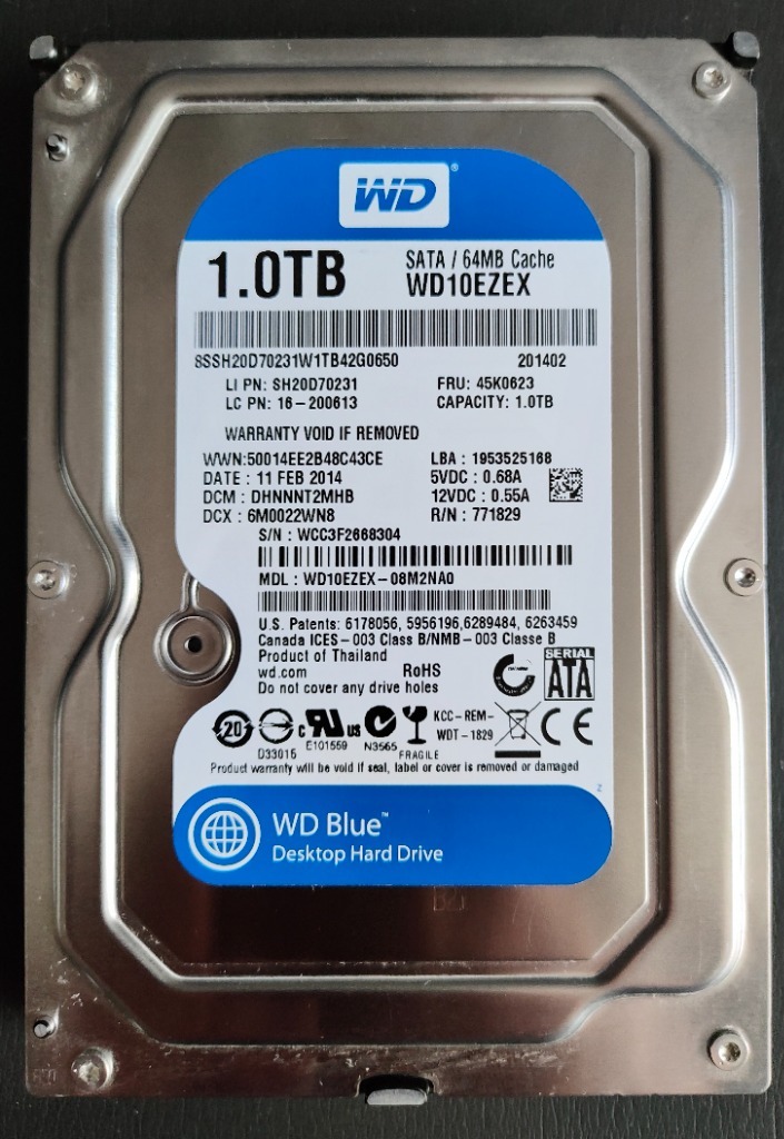 Dysk HDD WD Blue WD10EZEX 1TB 64MB cache | Leżajsk | Kup teraz na ...