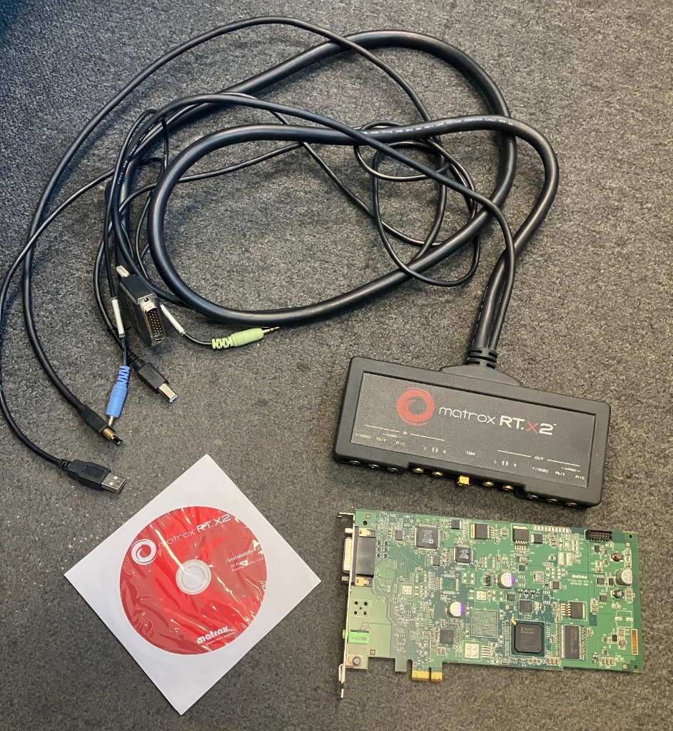 Matrox RT X2 Breakout Box do edycji wideo w czasie rzeczywistym HD ...