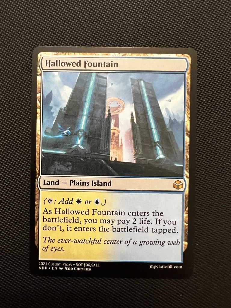 [MTG] [PROXY] Hallowed Fountain | Warszawa | Kup teraz na Allegro Lokalnie