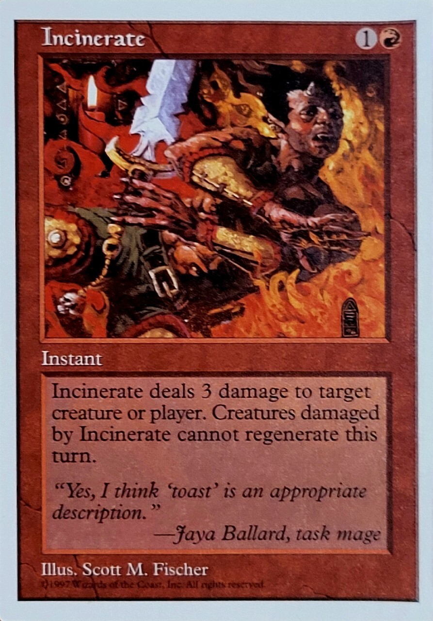 MTG - Incinerate - 5th Edition | Warszawa | Kup teraz na Allegro Lokalnie