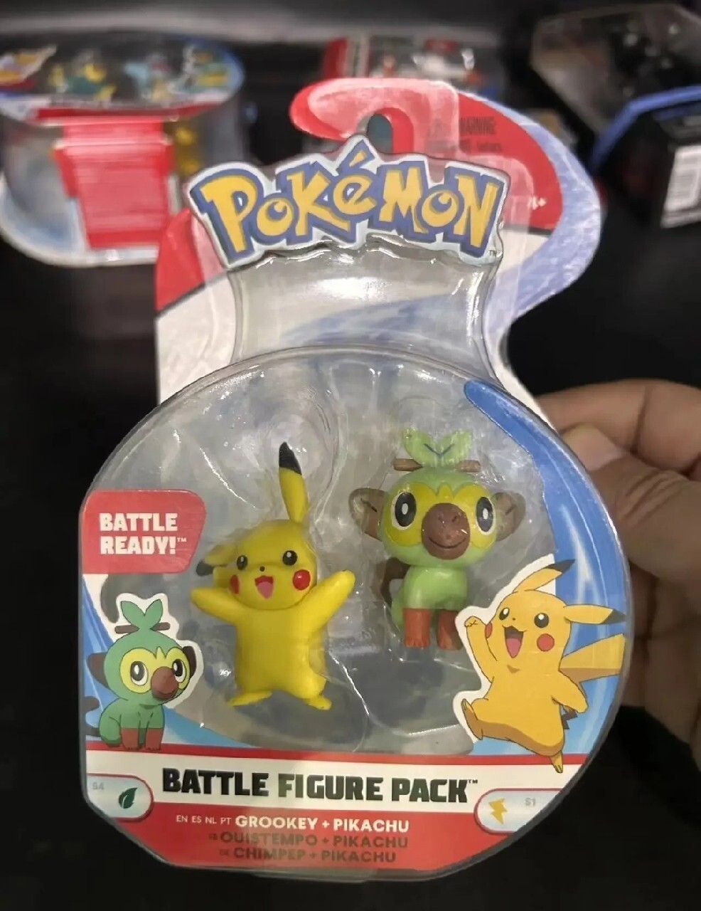 Pokemon Battle Figure Pack Grookey + Pikachu | Gorzów Wielkopolski ...