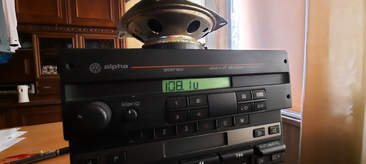 Radio vw alpha vw golf 2 gti gtd | Strzyżewo | Ogłoszenie na Allegro ...