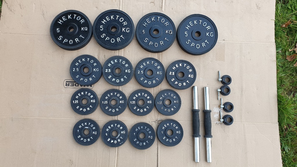 Hantle HEKTOR SPORT 2 x 21.5 kg Ogumowane 43 kg | Bielsko-Biała | Kup ...