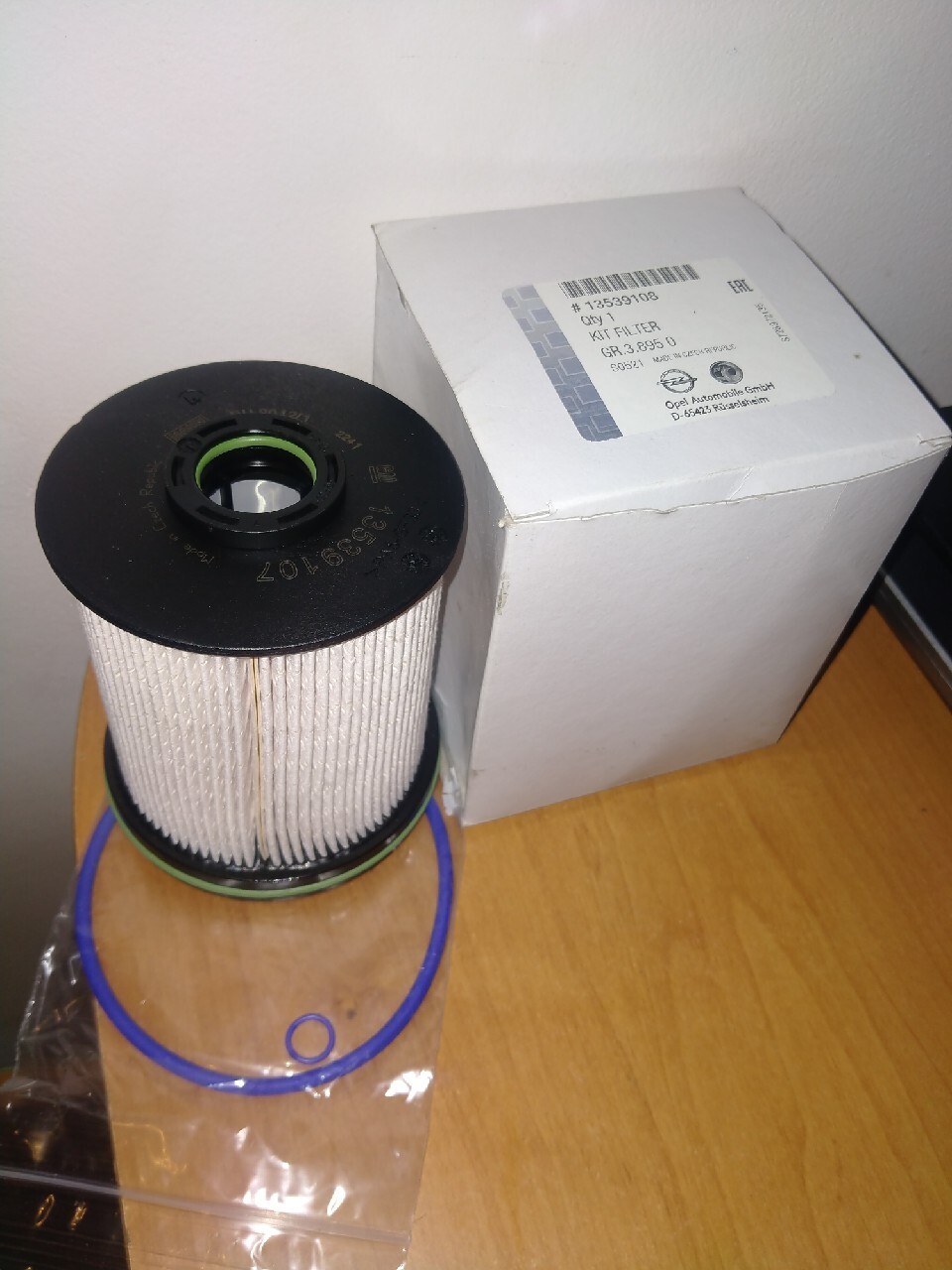 Filtr paliwa Opel astra K 1.6cdti 13539108 1353910 | Kraków | Kup teraz ...