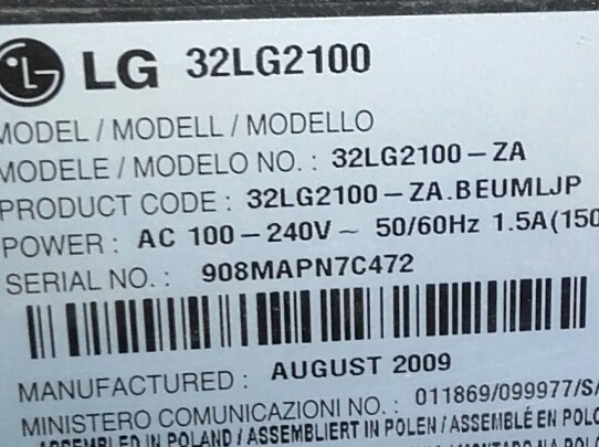 Płyta Główna TV 32 LG 2100 | Elbląg | Kup teraz na Allegro Lokalnie