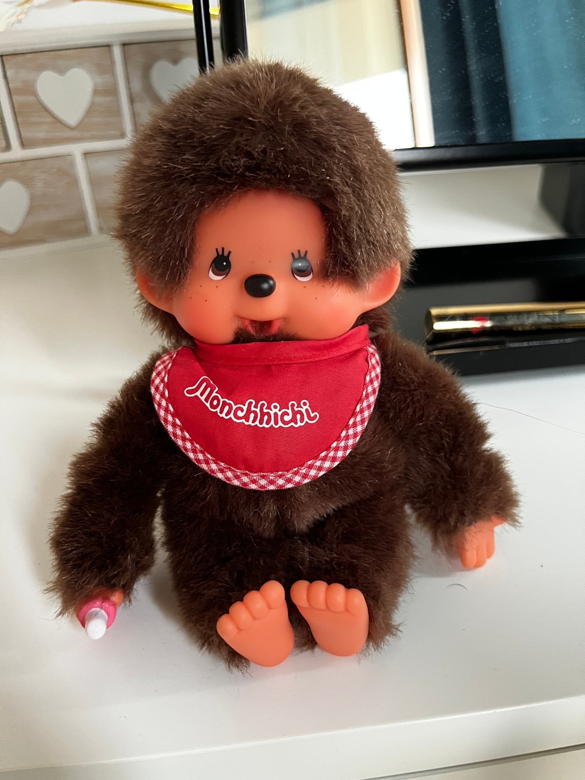 Małpka Monchhichi sekiguchi ze śliniakiem kolekcja | Wrocław | Kup ...
