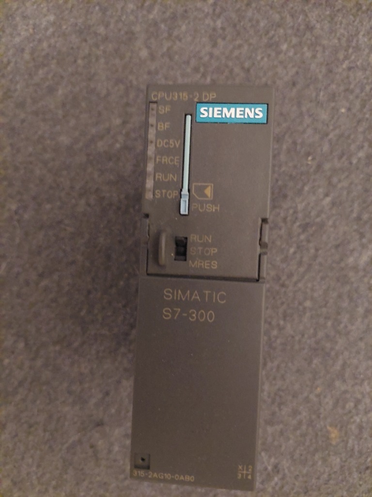 SIEMENS CPU 315-2DP 315-2AG10-0AB0 +karta MMC | Wrocław | Kup teraz na ...