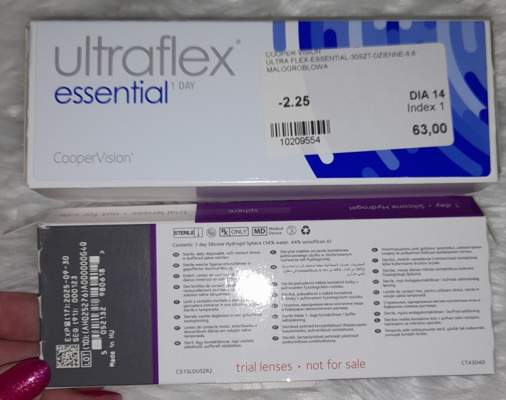Soczewki Ultra Flex essential 30szt dzienneNowe507 | Blizno | Kup teraz ...